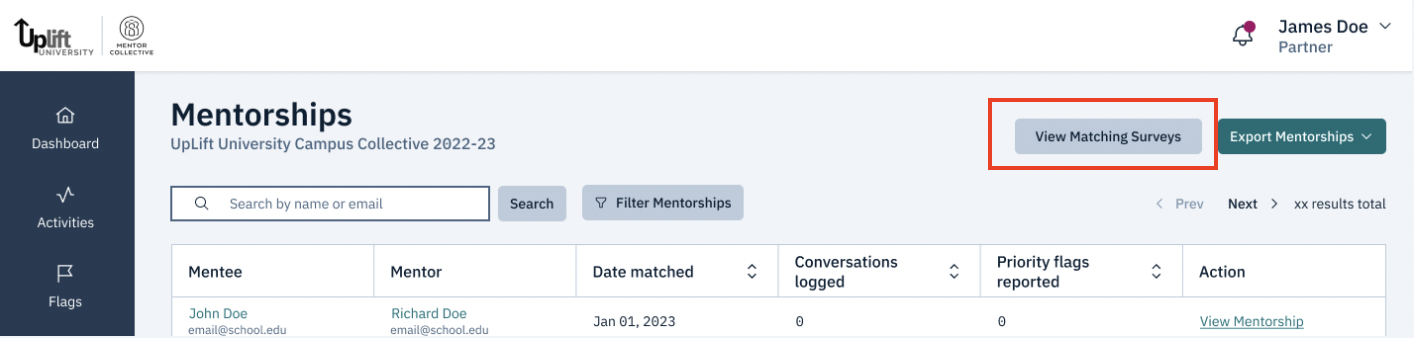 Understanding Matching Surveys & Participant-Reported Data – Mentor ...