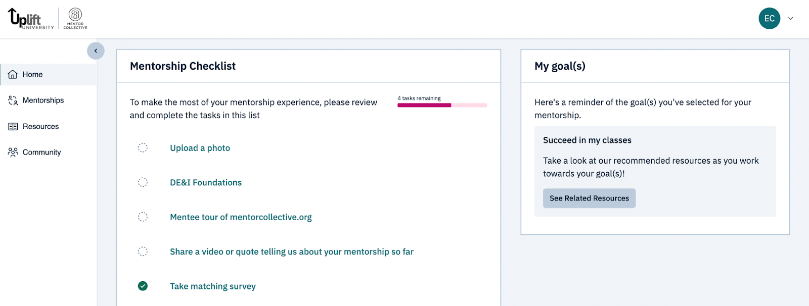 Adding Custom Tasks – Mentor Collective